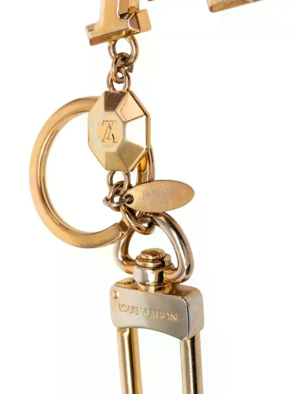 LOUIS VUITTON 2013 Plated Facettes Bag Charm And Key Holder