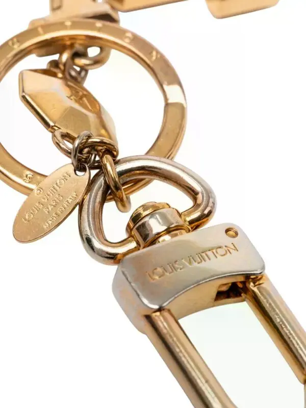 LOUIS VUITTON 2013 Plated Facettes Bag Charm And Key Holder