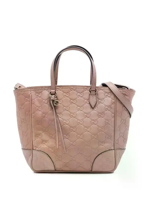 Gucci 2016-2026 Small Guccissima Bree Satchel - Pink