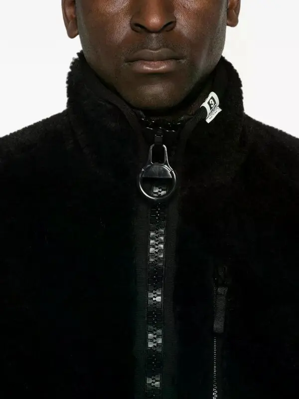 Mihara Yasuhiro Fleece Zip-up Jacket - Black