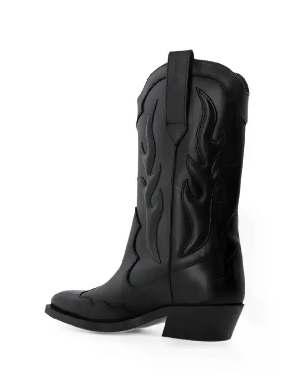 ALOHAS Calyx Flame-motif Boots