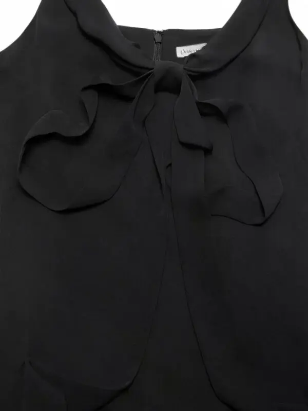 Acne Studios Bow-detail Silk Midi Dress
