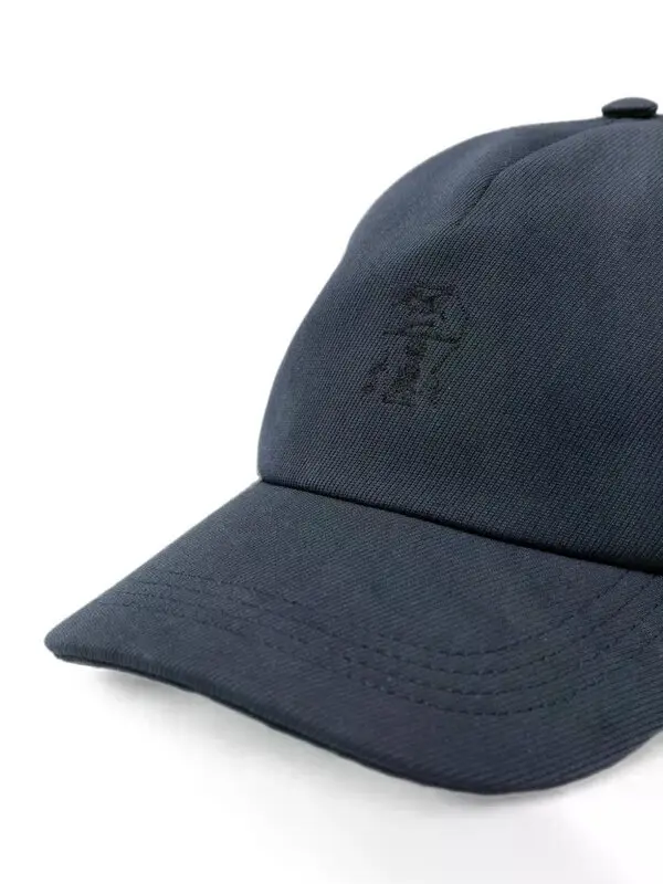 Brunello Cucinelli Monili-detail Logo-embroidered Cap