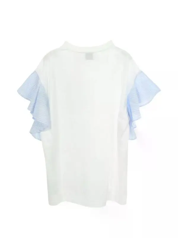 Burberry Ruffled Sleeve T-shirt