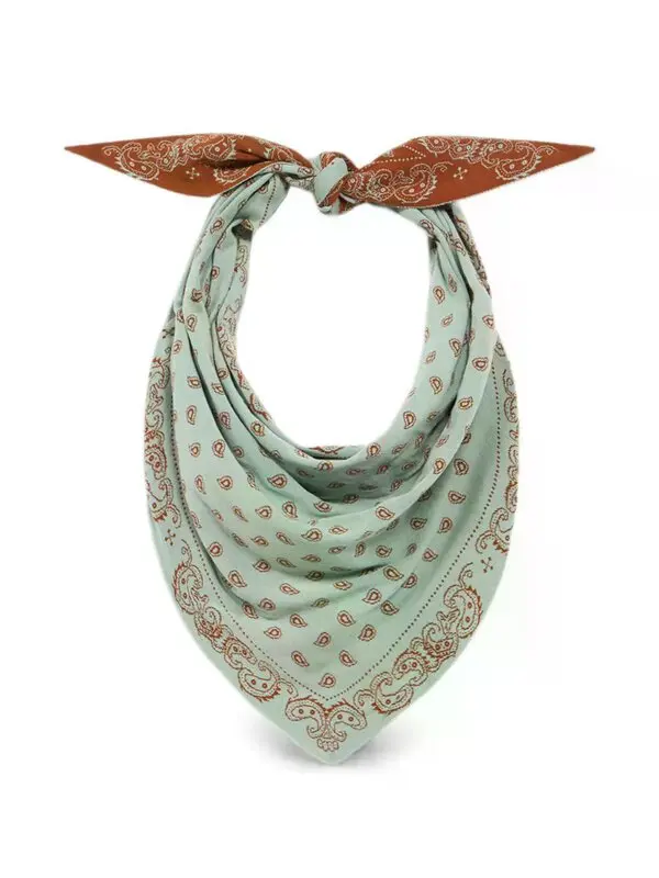 Guest In Residence Wild Rag Bandana Scarf - Green