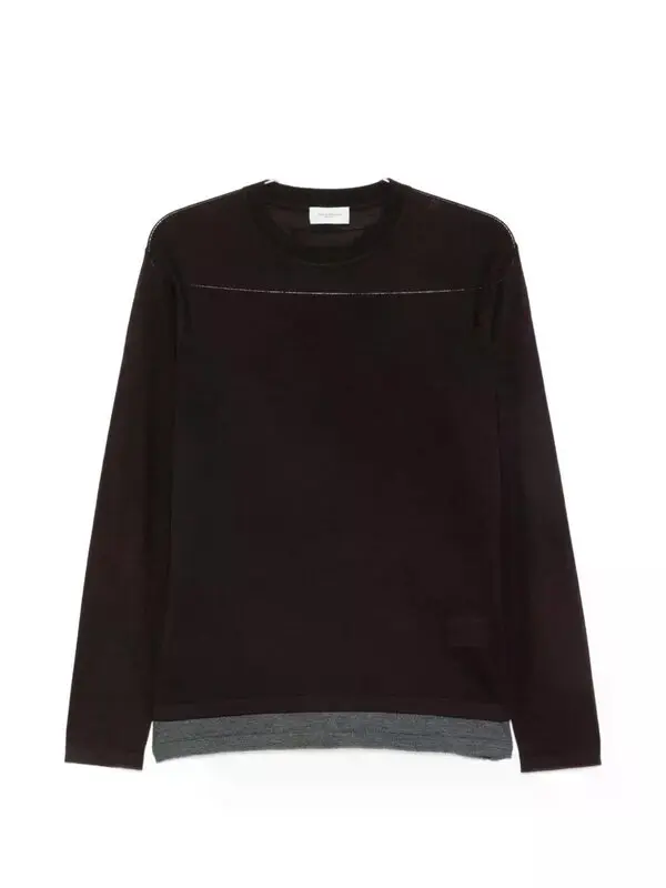 PAOLO PECORA Crew-neck Long-sleeve Knit