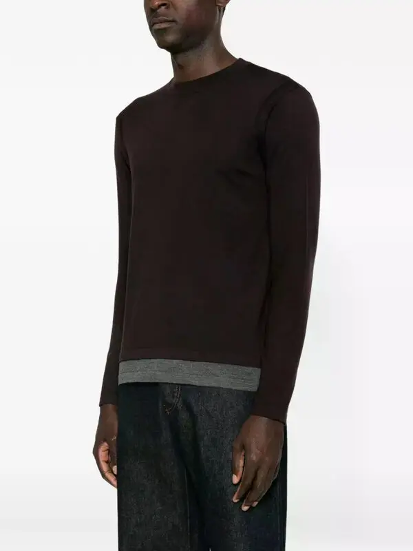 PAOLO PECORA Crew-neck Long-sleeve Knit