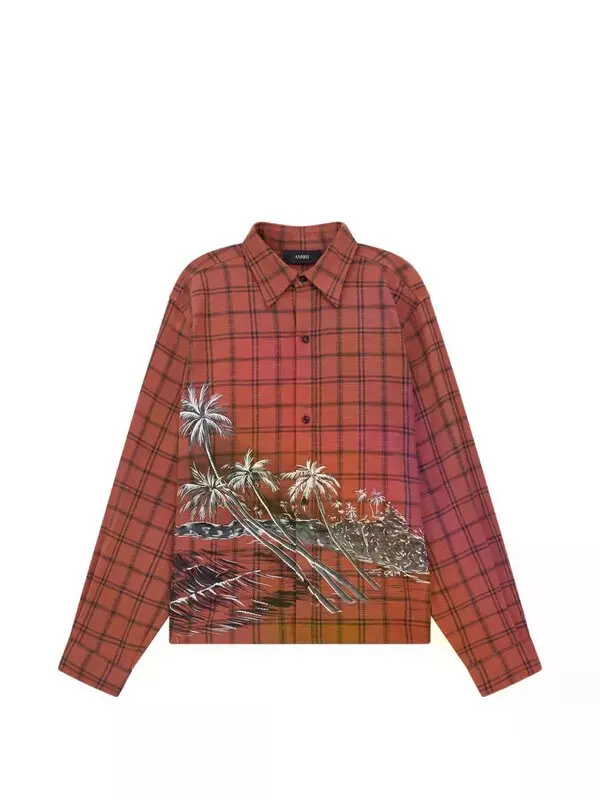Amiri Palms Flannel Shirt