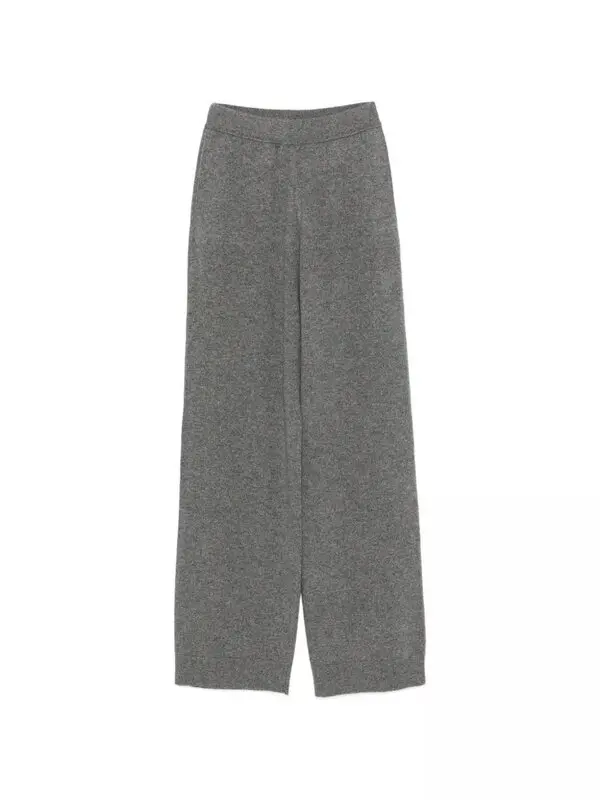 Malo Cashmere Wide-leg Trousers
