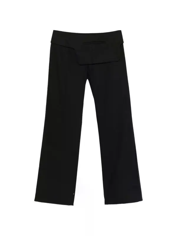 ST. AGNI Belt Detail Straight Leg Trousers