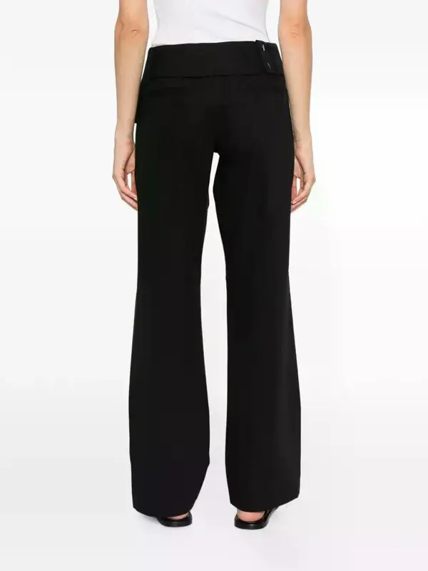 ST. AGNI Belt Detail Straight Leg Trousers