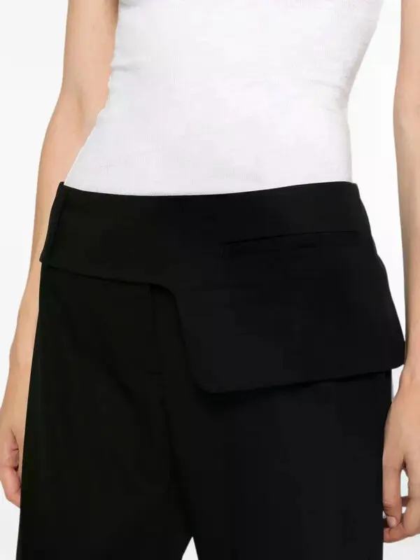 ST. AGNI Belt Detail Straight Leg Trousers