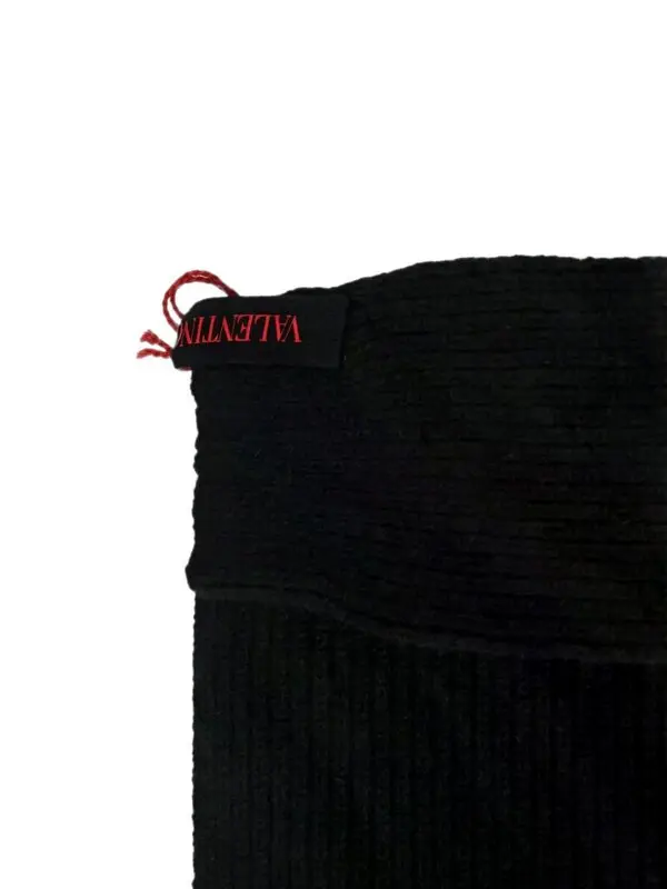 Valentino Garavani Ribbed-knit Logo-patch Socks