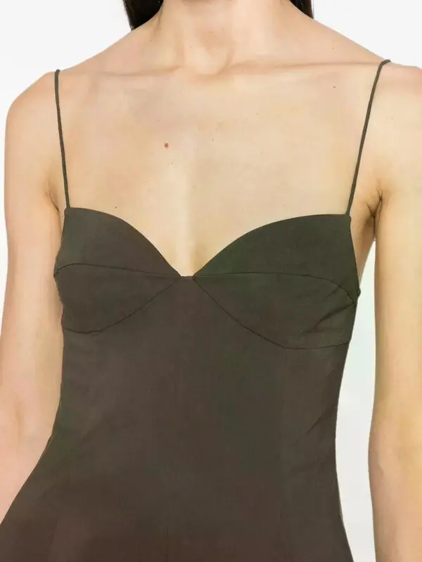 ST. AGNI Cami Panelled Midi Dress