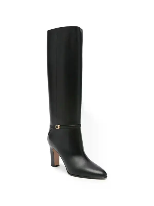 Valentino Garavani Knee-high Block Heel Boots - Black
