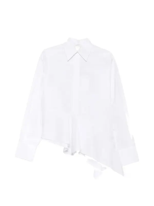 Sportmax Belted Pleated Trousers - White