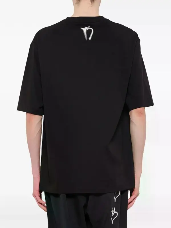 Y3 Yaksha Graphic-print T-shirt - Black