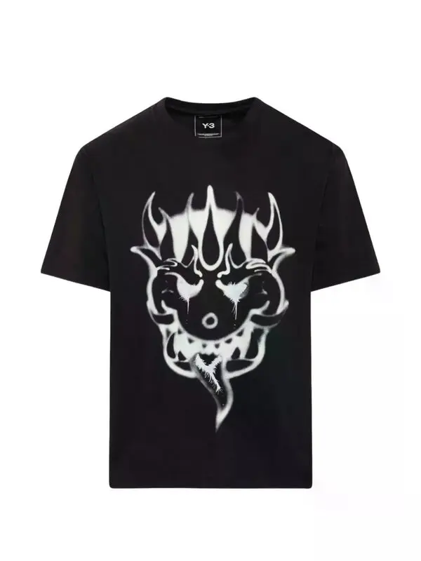 Y3 Chito Graphic Short-sleeve Tee - Black