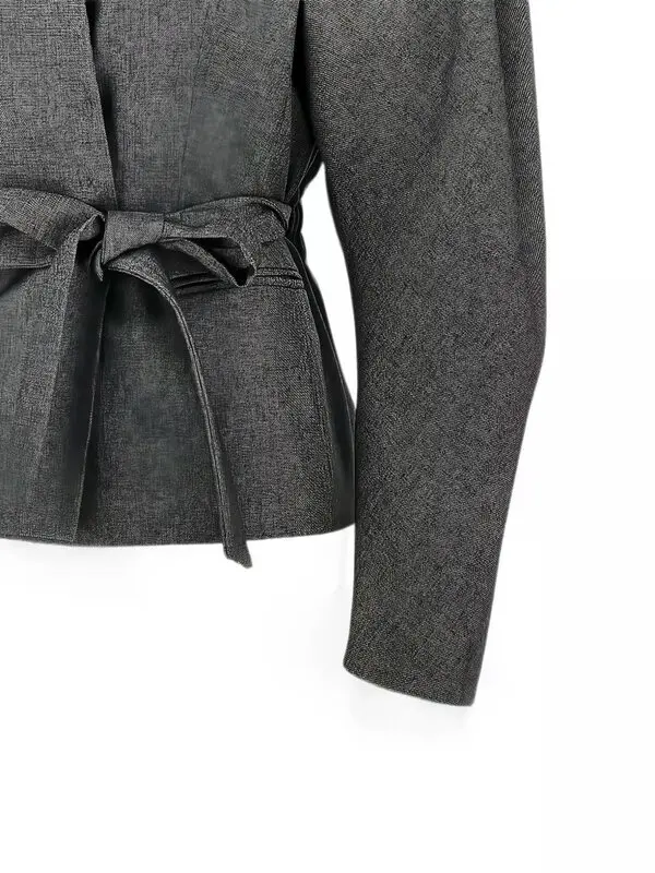 Andamane Belted Puff-sleeve Jacket