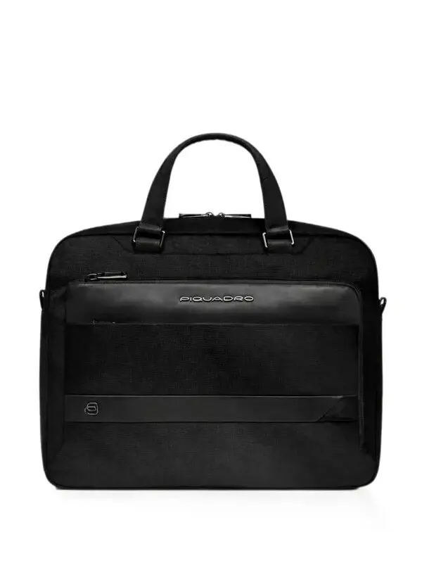 PIQUADRO 14-inch Logo-plaque Laptop Bag