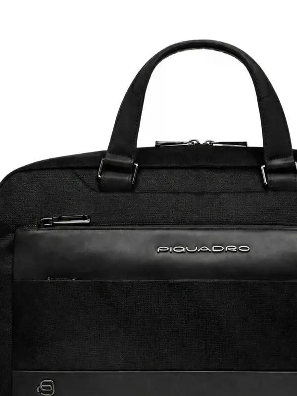 PIQUADRO 14-inch Logo-plaque Laptop Bag