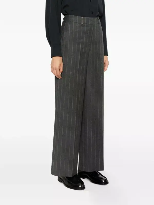 Peserico Pinstripe-pattern Palazzo Pants