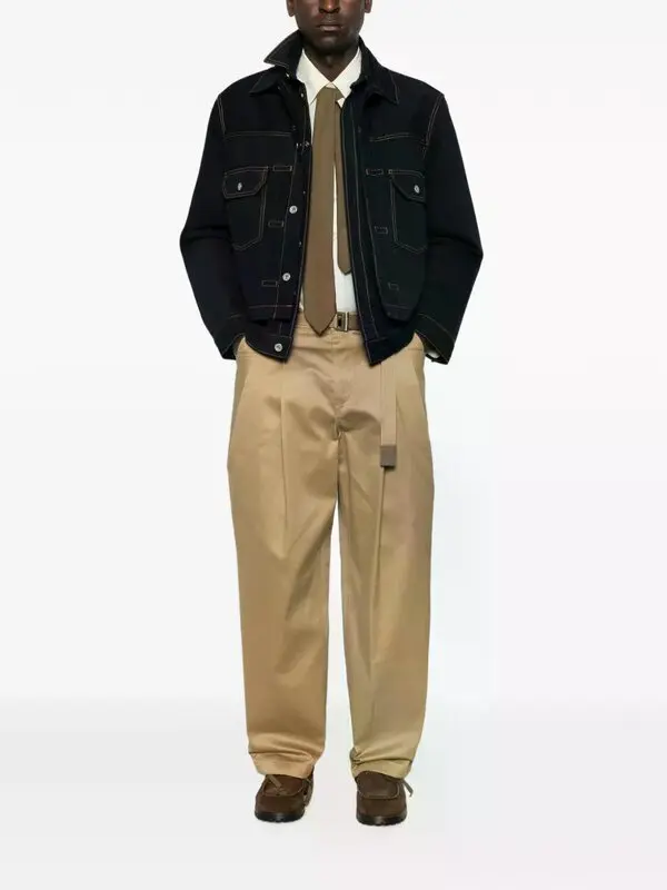 Sacai Layered-design Denim Jacket