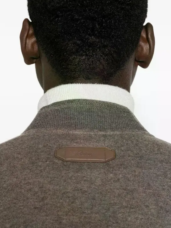 Brioni Zip-up Bomber Jacket