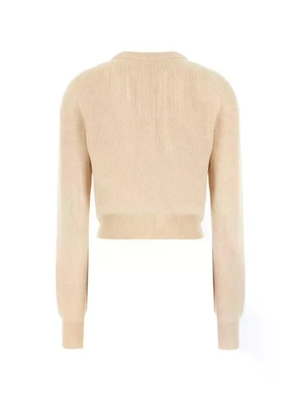 Malo Ribbed-knit Cropped Sweater