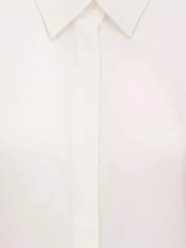 Isaia Concealed-placket Long-sleeve Shirt