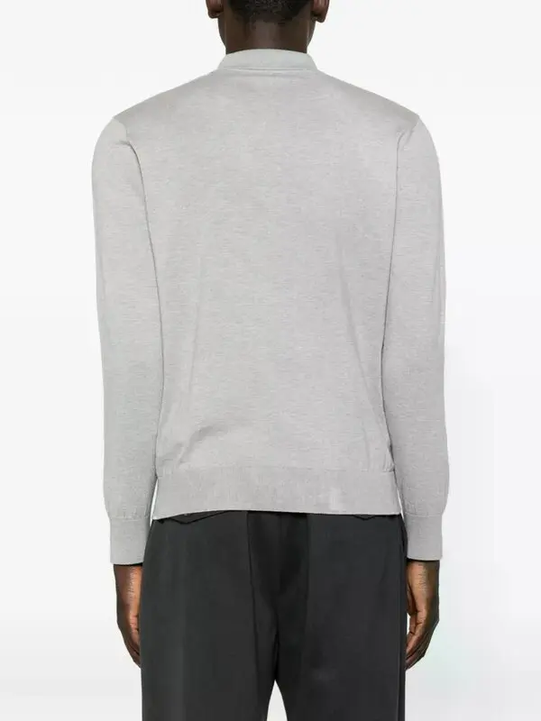 Eleventy Long-sleeve Polo Shirt