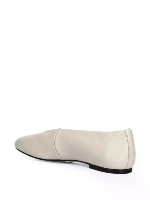 VAGABOND SHOEMAKERS Aleya Round-toe Leather Ballet Flats - Neutrals