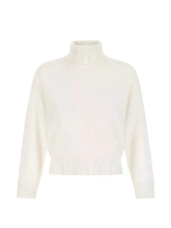VANISE Roll-neck Cashmere Sweater - Neutrals