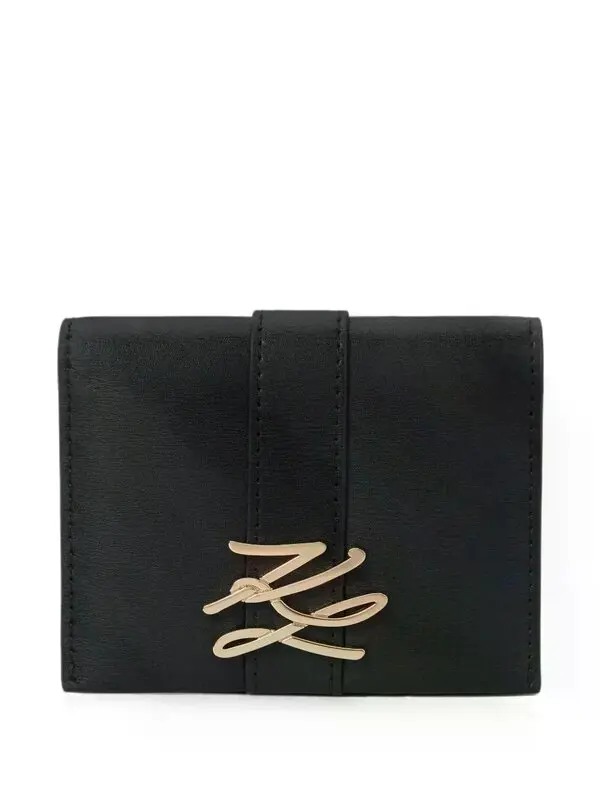 Karl Lagerfeld K/autograph Drop Bi-fold Cardholder - Black
