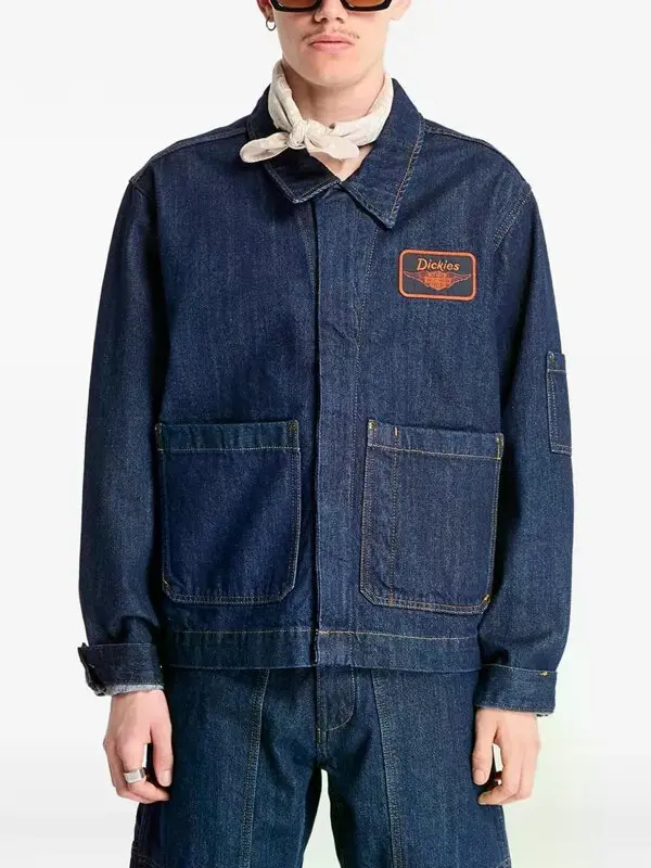 Dickies Logo-patch Denim Jacket