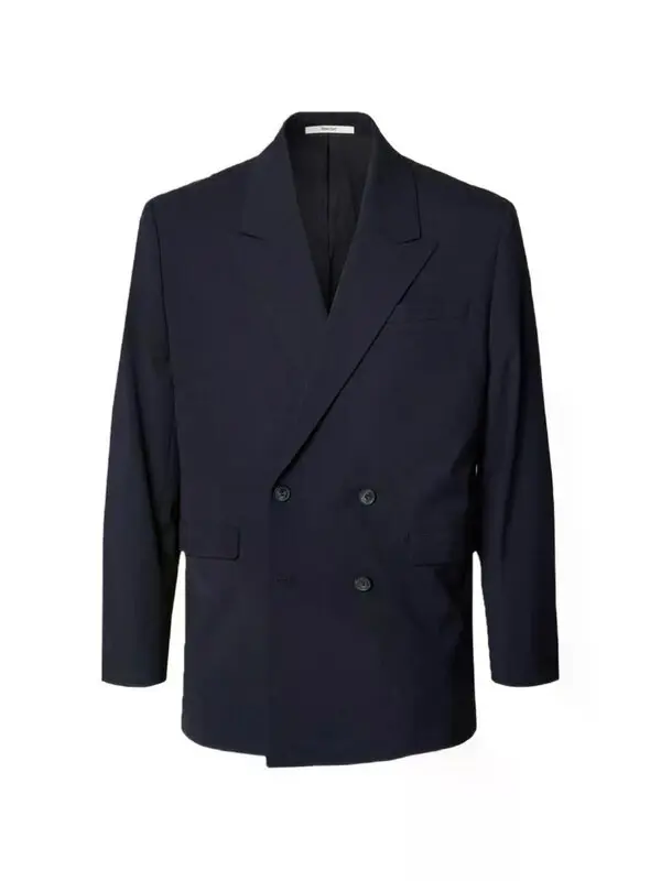SELECTED Double-breasted Notch-lapel Blazer