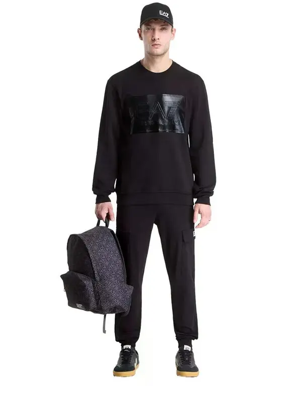 EA7 Logo-patch Long-sleeve Sweater