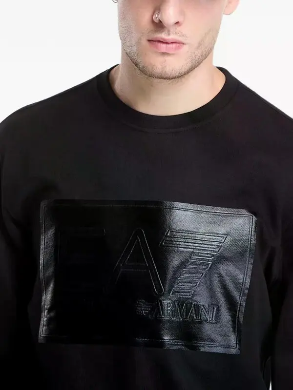 EA7 Logo-patch Long-sleeve Sweater