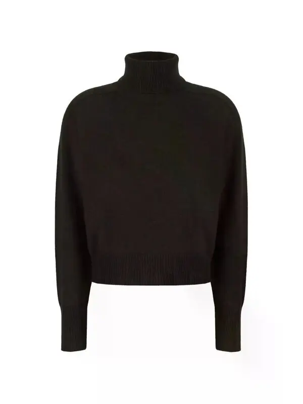 VANISE Roll-neck Cashmere Sweater - Brown