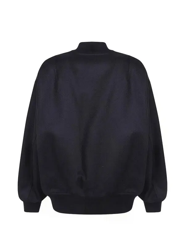 DRHOPE Herringbone-weave Bomber Jacket