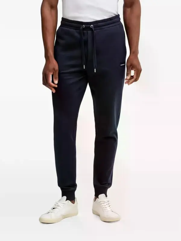 Michael Kors Logo-patch Drawstring Track Pants - Blue