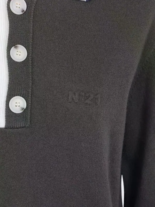 N°21 Wool Polo Sweater