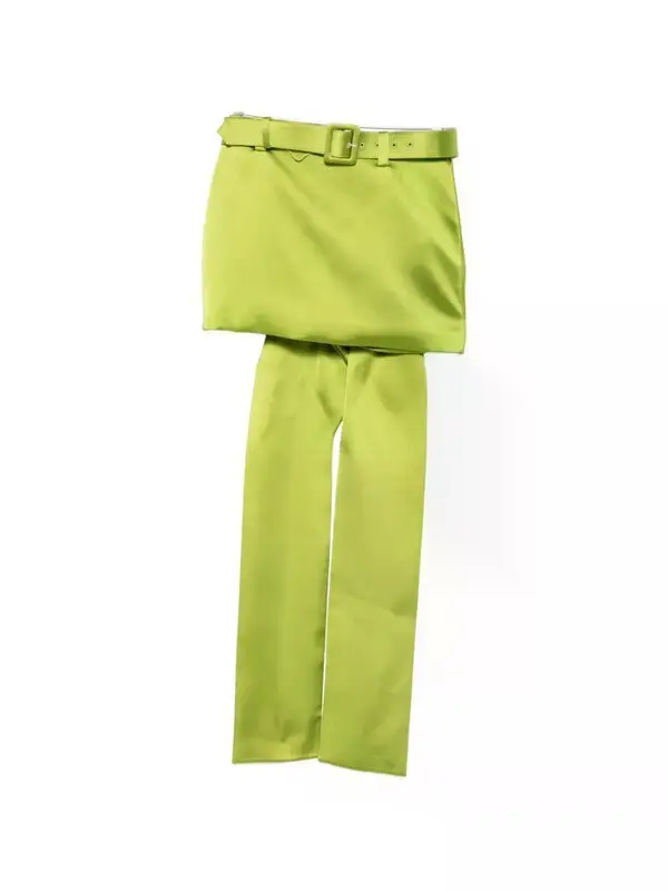 SELF-PORTRAIT Belted Bow-detail Mini Skirt