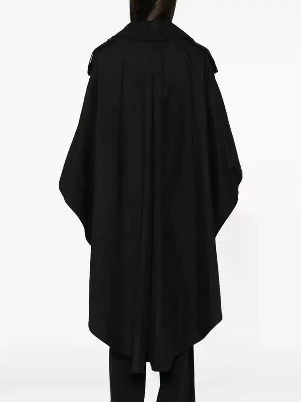 Elisabetta Franchi Belted Cape-panel Coat