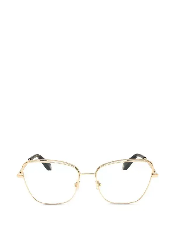 Roberto Cavalli Cat Eye Frame Eyeglasses - Gold
