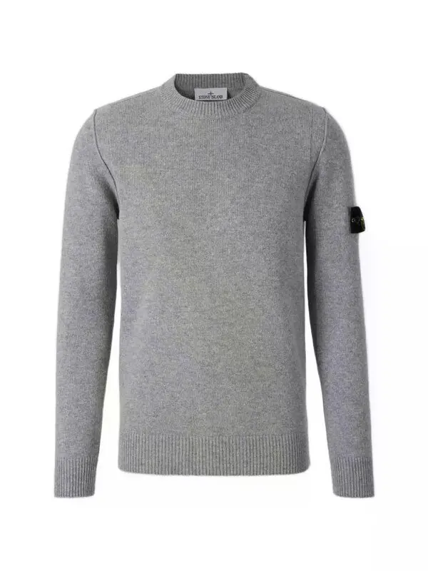 Stone Island 5100072 Lambswool Sweater - Grey