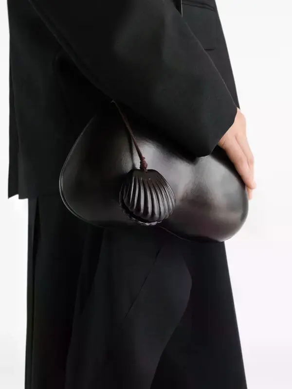 LEMAIRE X Carlos Peñafiel Shell Mirror In Patinated Calfskin