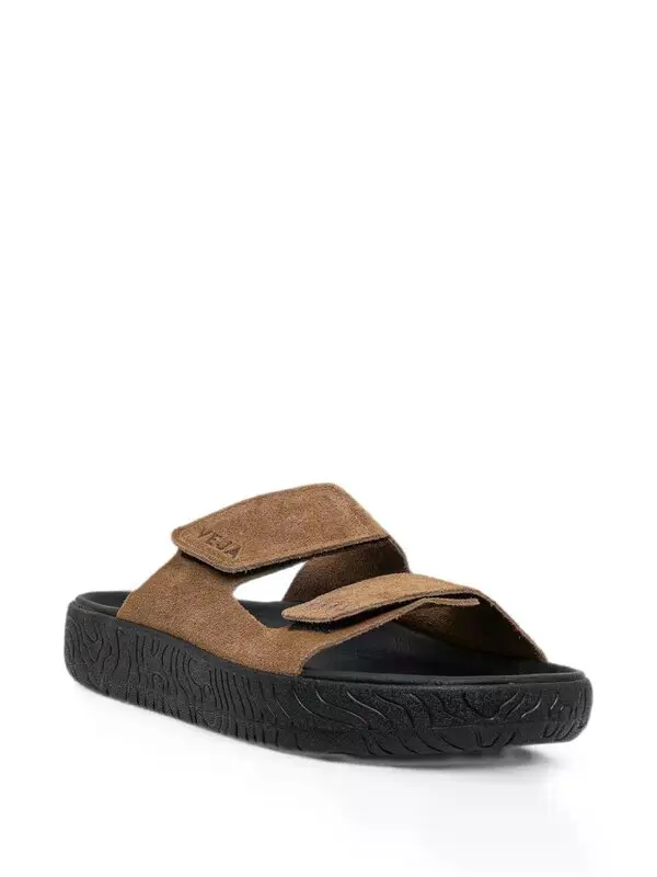 VEJA Etna Suede Black Sandals