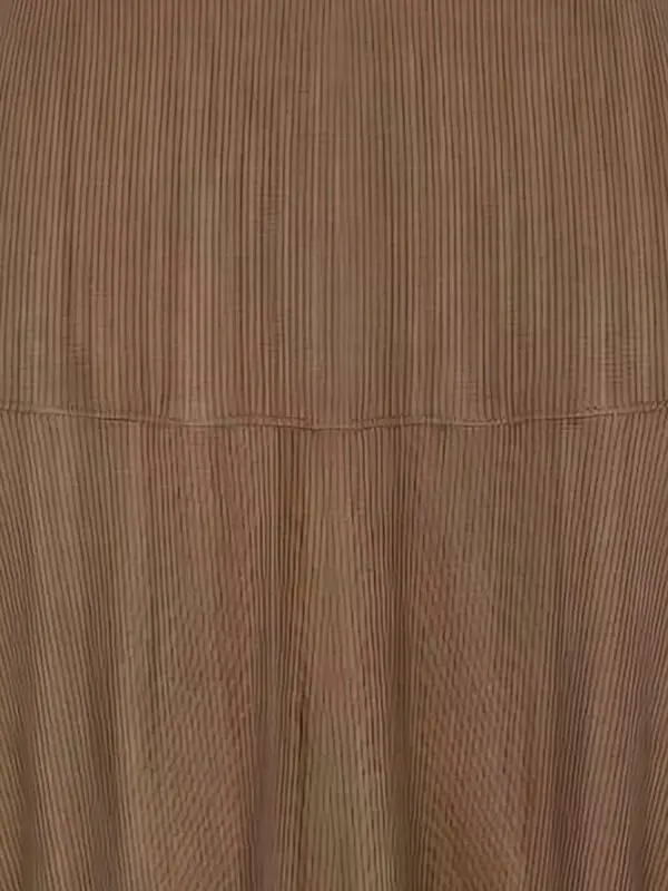 Sprwmn Ribbed Flared Mini Skirt
