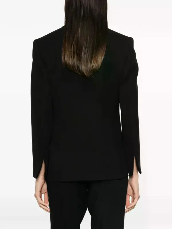 Giorgio Armani Single-breasted Jacket With Satin Lapels